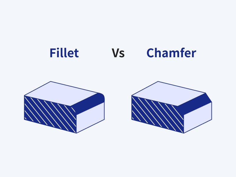 Fillet vs Chamfer: How to Choose the Right Edge for Your Part